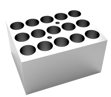 Single Block, Vials, 15x 16mm, Φ16.4mm x 45mm - Dry Bath Incubator ...