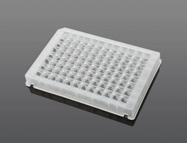 0.5 ml 96-Well Deep Well Plate, V Conical Bottom, Square well, sterile ...