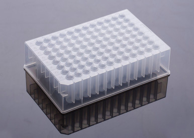 1.0 ml 96-Well Deep Well Plate, V-Bottom, low profile, Round well ...