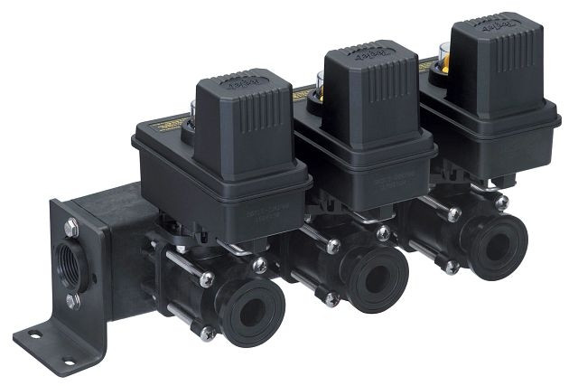 TeeJet 443BEC-34T4T-P | 3/4" DirectoValve 3-Valve Manifold Shutoff Ball ...