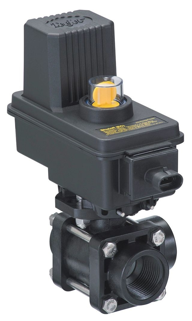 TeeJet 344BEC-33-C | 3/4" DirectoValve 3-Way Electric Shutoff Ball Valve