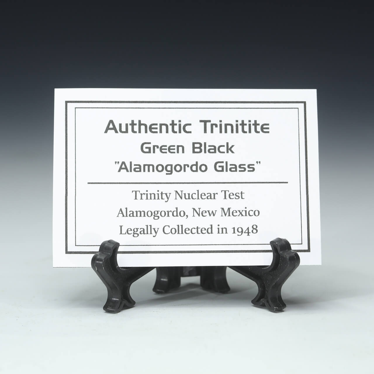 Authentic Trinitite Green Black 5.9 gm [XL]