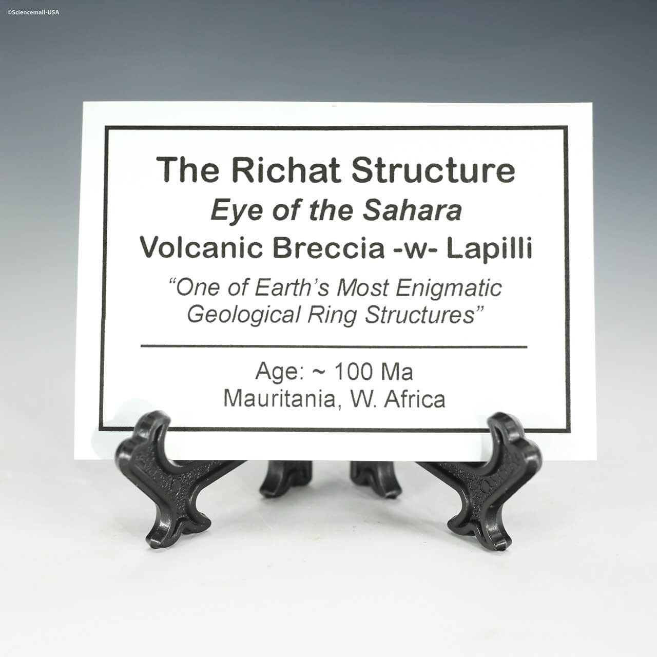 Richat Structure -Eye of the Sahara - Riker Display