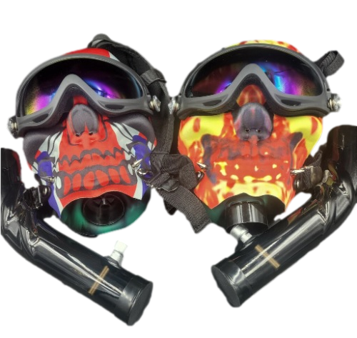 Full Face Skull Bong Masks | Assorted Colors and Styles - ShopLuvBuds