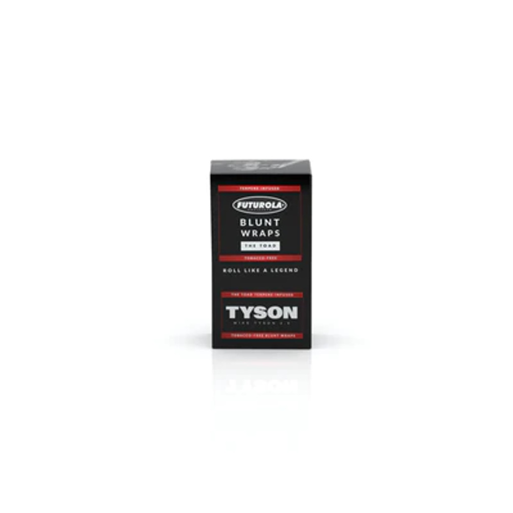 Tyson 2.0 x FUTUROLA - Terpene-Infused Blunt Wraps | 25 Wraps Per POP ...