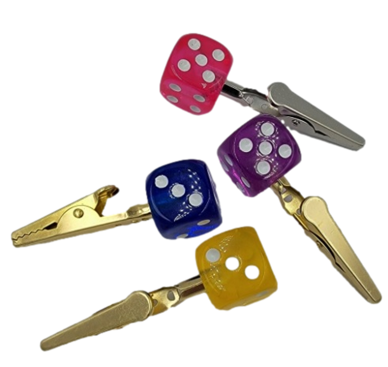 Luvbuds Rolling Dice Roach Clip Assorted Colors May Vary