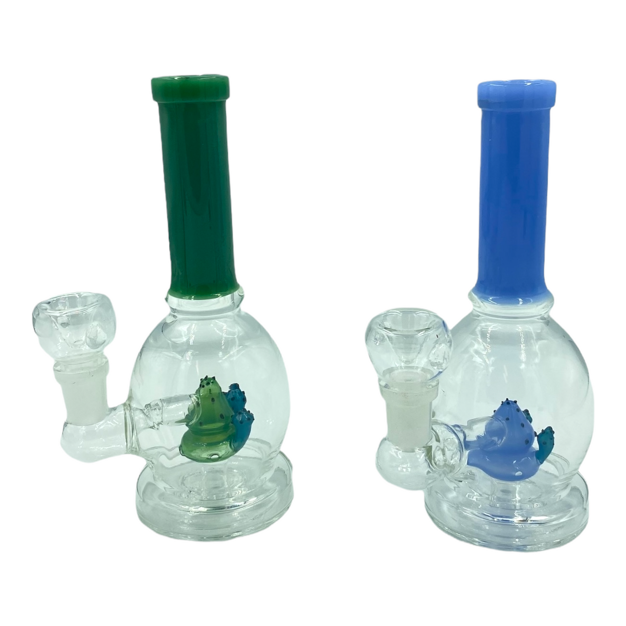 7 Mushroom Perc Bong Assorted Colors