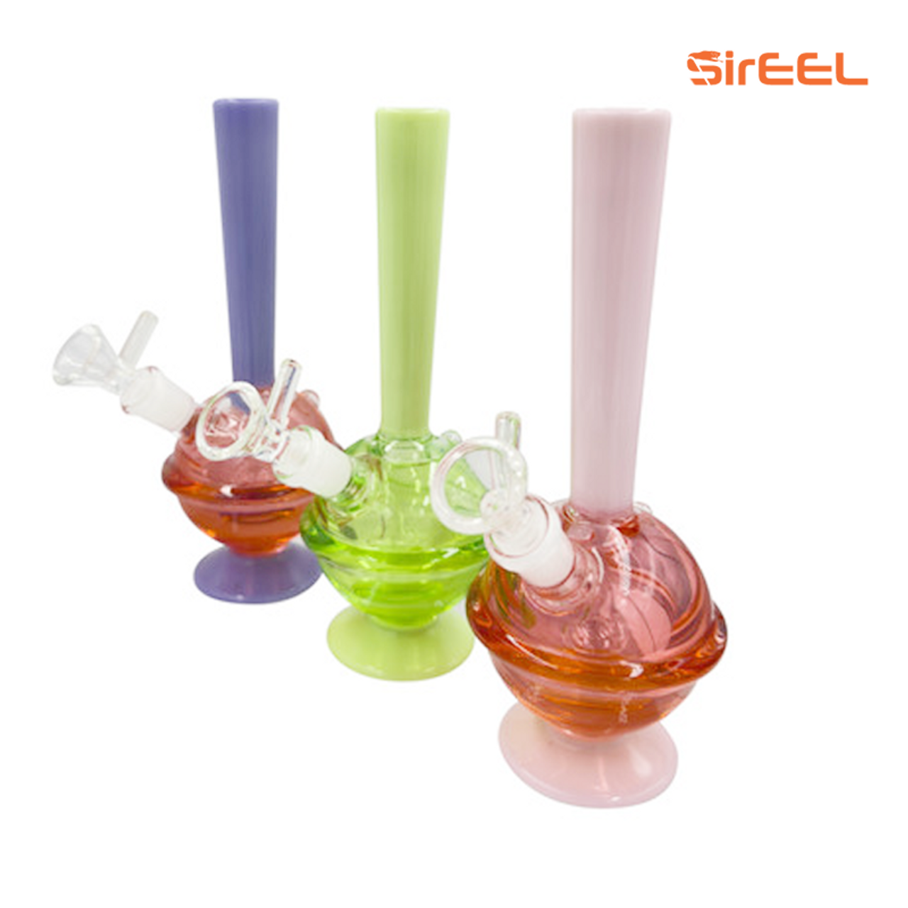 8 Sireel Freezable Glycerin Ufo Shower Bong Assorted Colors