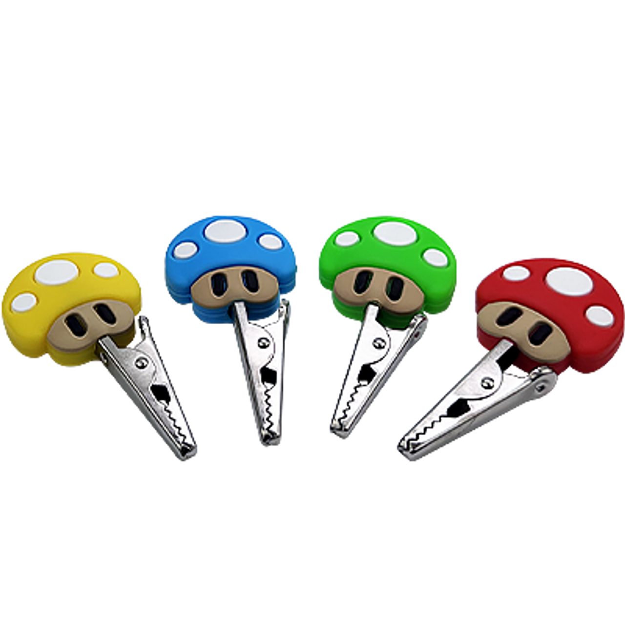 Luvbuds Mushroom 1up Roach Clip Assorted Colors May Vary