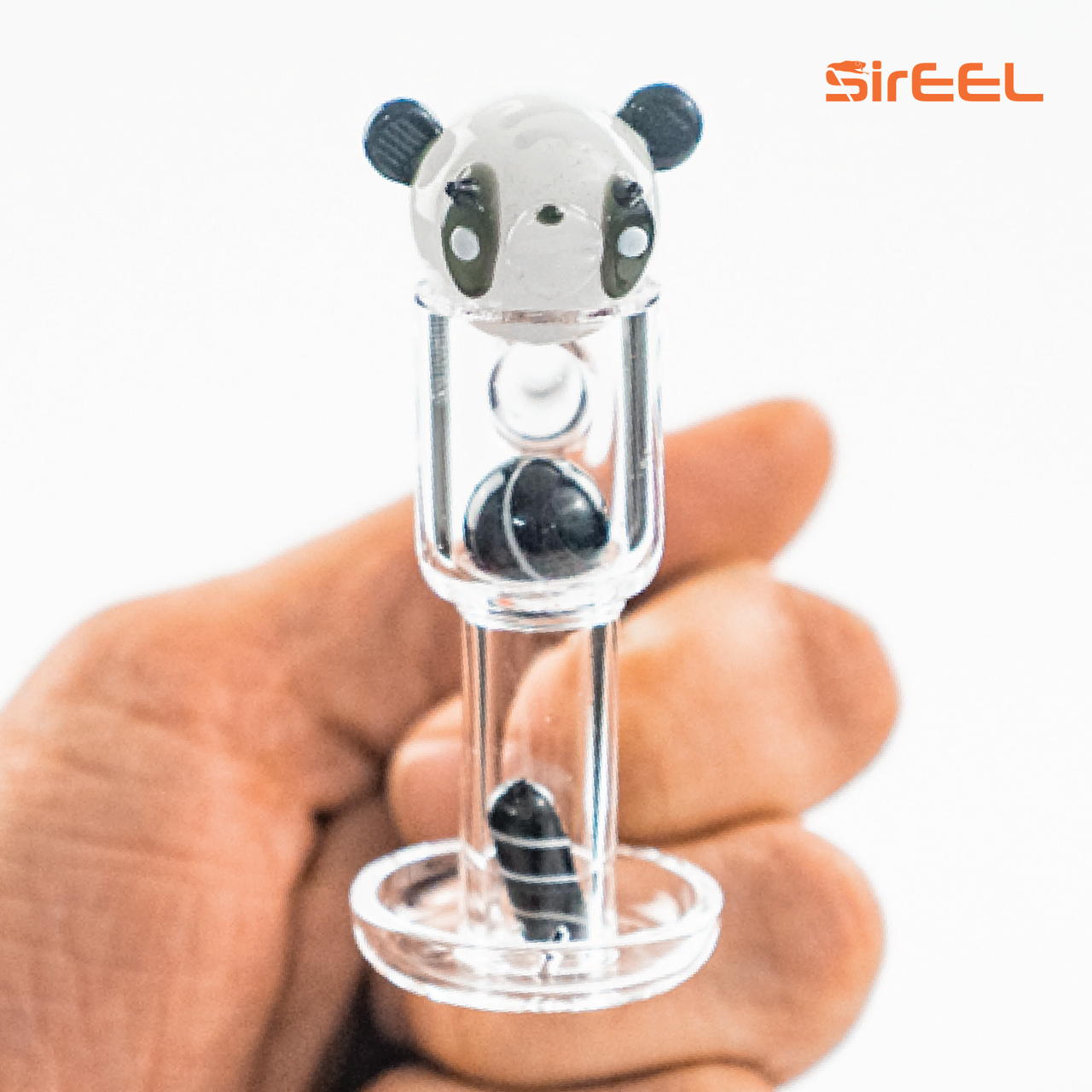 Sireel Quartz Terp Slurper Panda Set Matching Cap And Pills 14mm Male