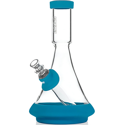 GRAV Deco Beaker In Silicone - Blue