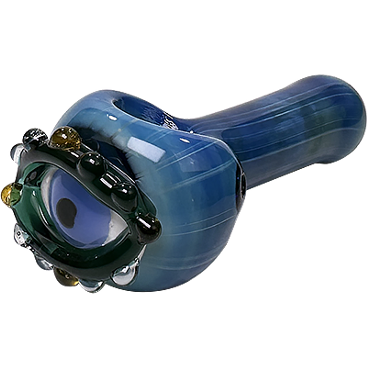 Luvbuds 5 Eye Capped Spoon Hand Pipe Assorted Colors May Vary