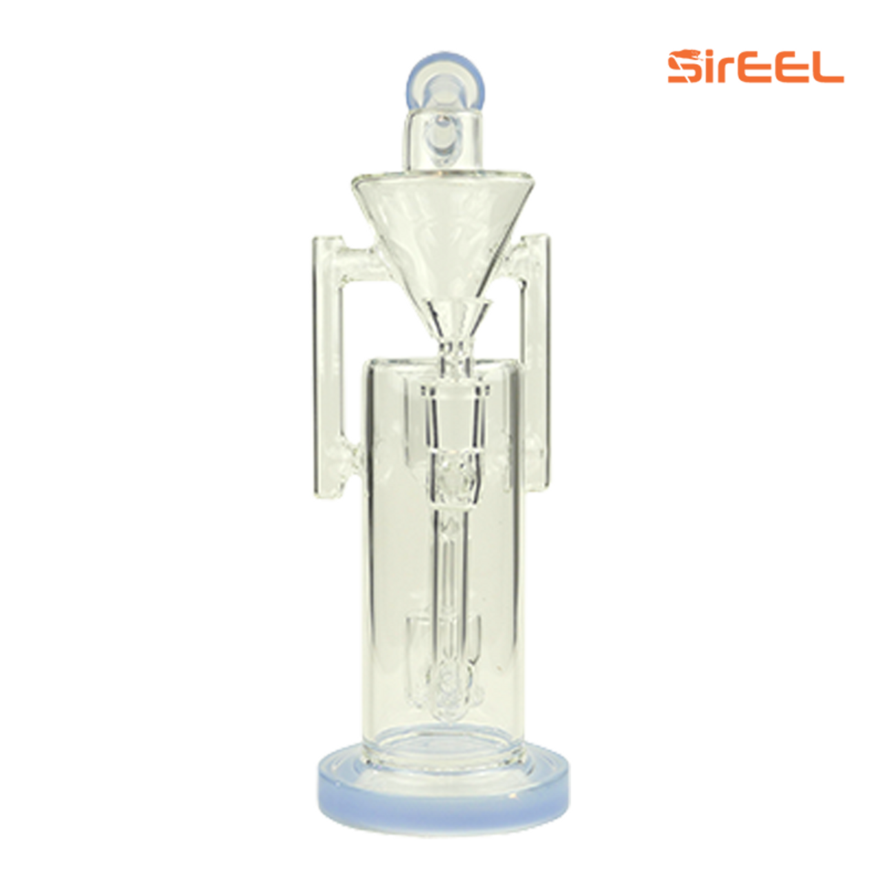 Sireel 13 Cone Drip Gravity Recycler Bong With Bowl Assorted Colors