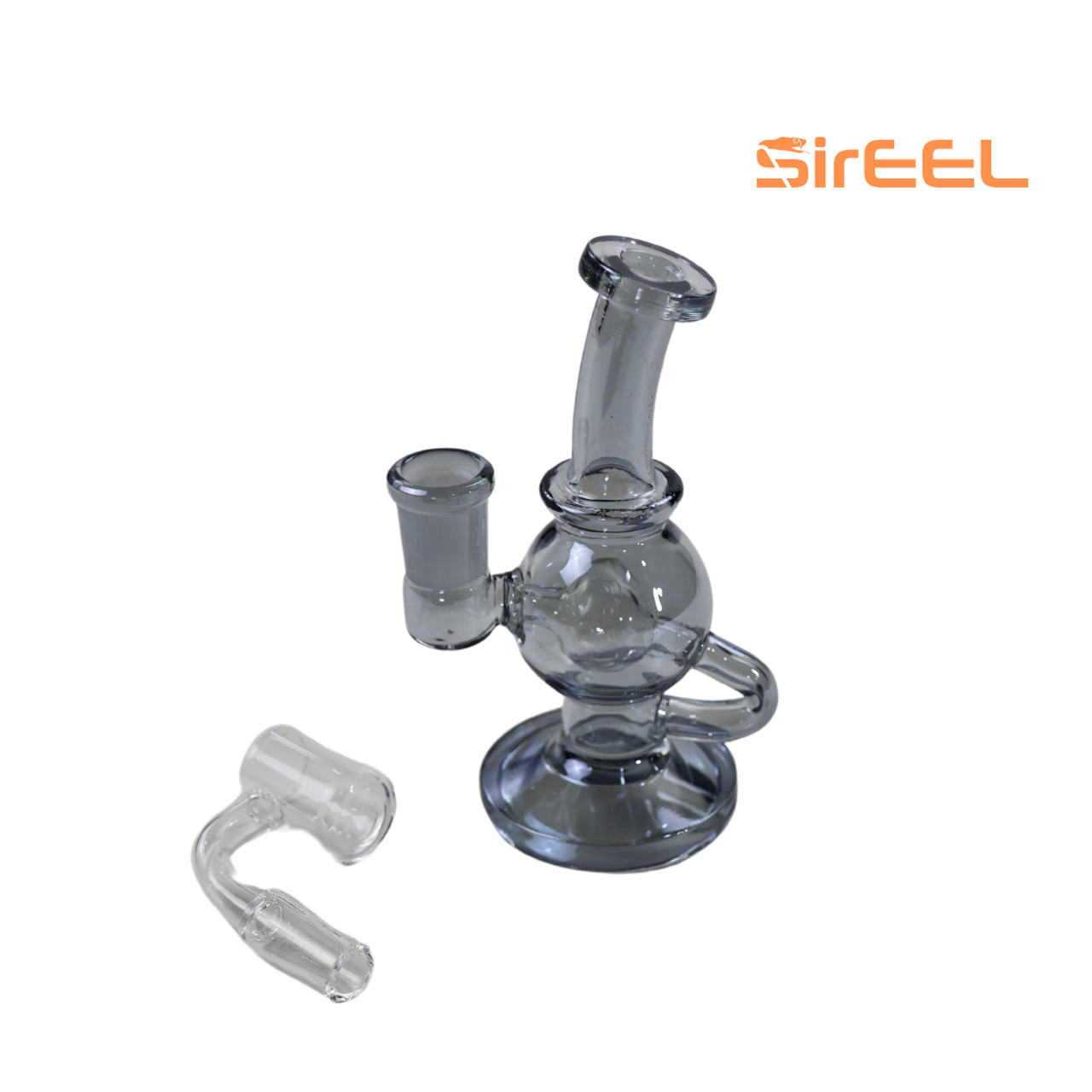 Sireel 5 Dyson Sphere Iridized Ball Rig Bong With Banger Assorted