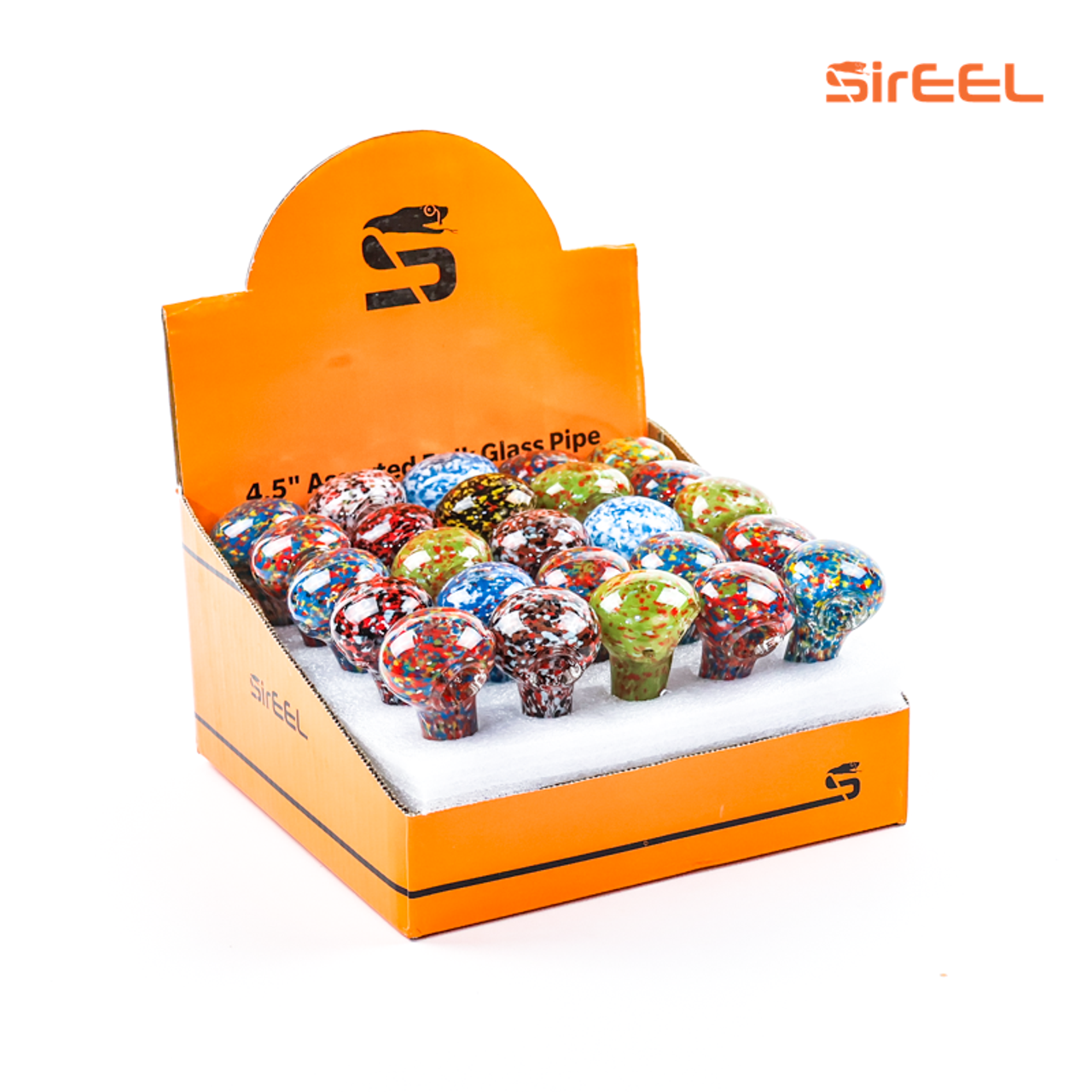 Sireel 25pc 45 Bulk Pipes Assorted Colors May Vary Retail Packaging