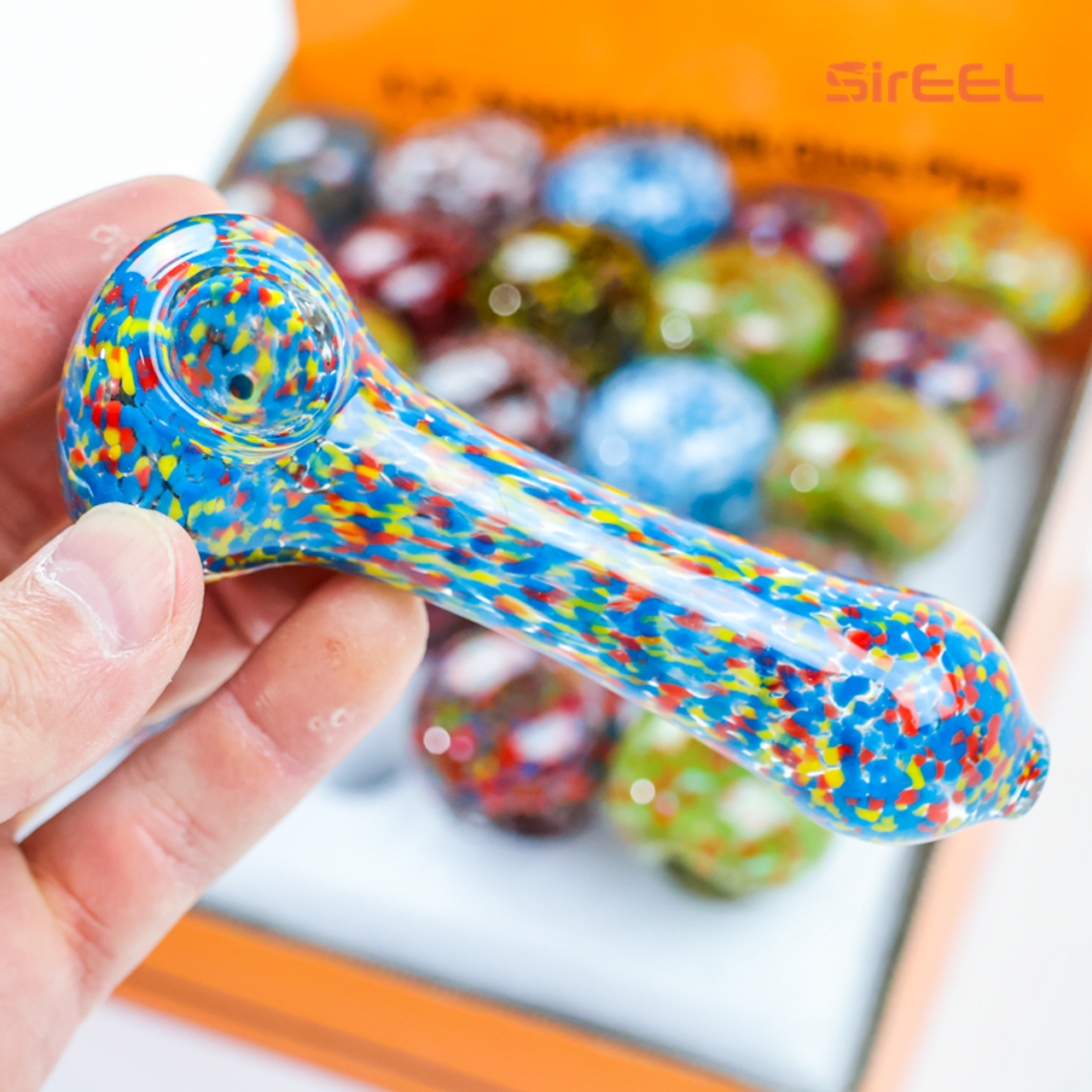 Sireel 25pc 45 Bulk Pipes Assorted Colors May Vary Retail Packaging