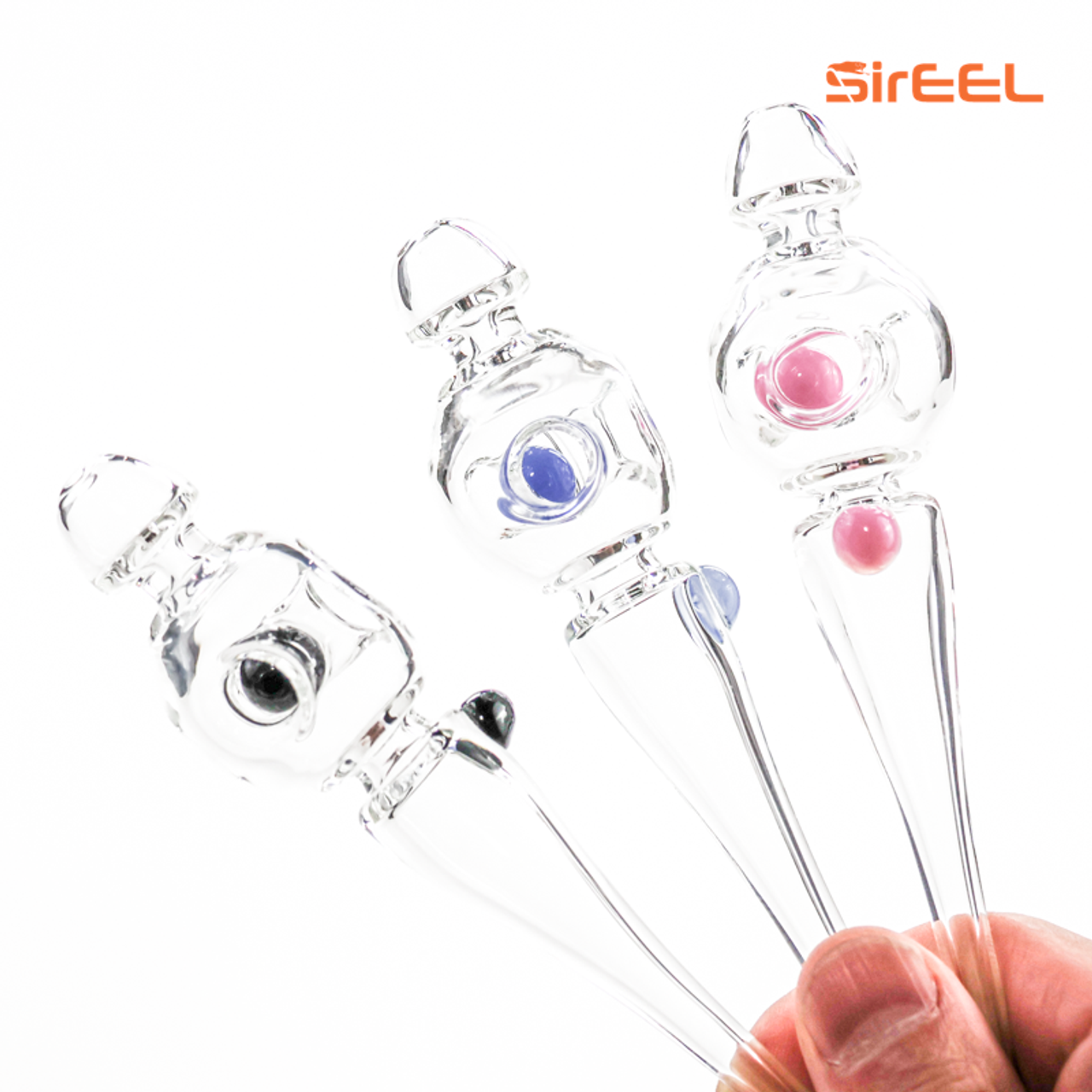 6 Sireel Faberge Egg Rattler Dream Straw Assorted Colors