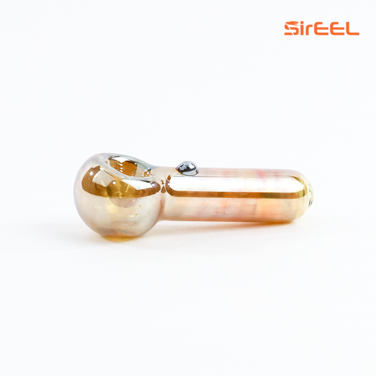 Sireel 3 Golden Fumed Spoon Pipe Assorted Colors May Vary