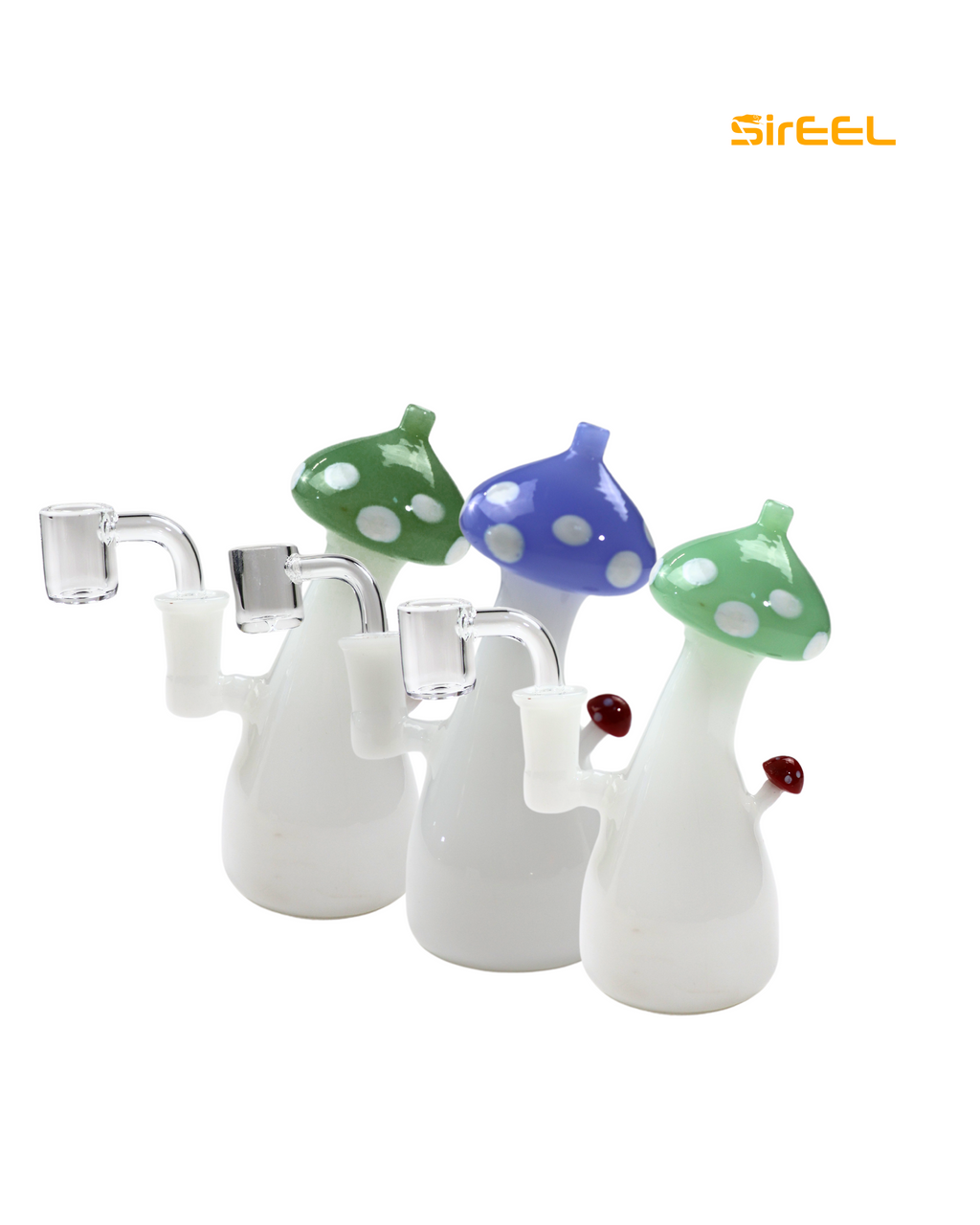 Sireel 6 Mushmouth Dab Rig With Banger Assorted Colors