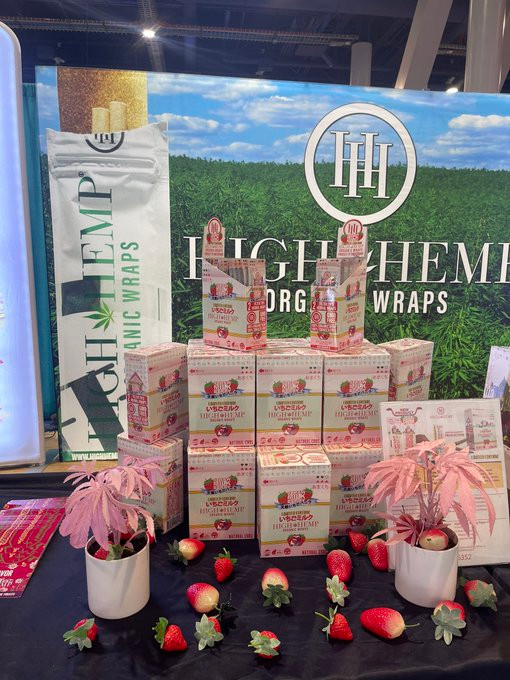 High Hemp Wraps Organic Limited Edition STRAWBERRY MILK | 25 Pouches ...