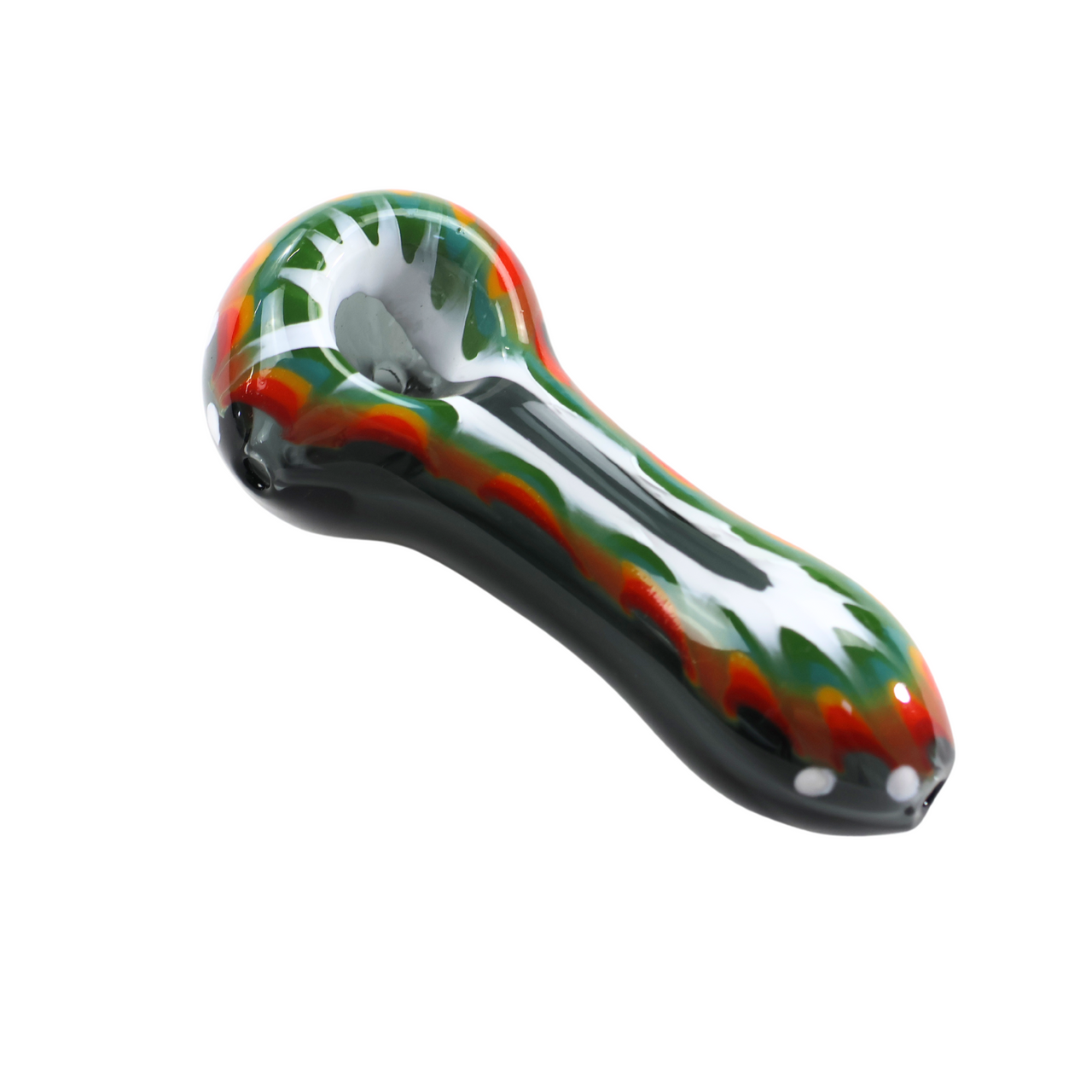 Luvbuds 5 Color Cascade Rainbow Hand Pipe Assorted Colors