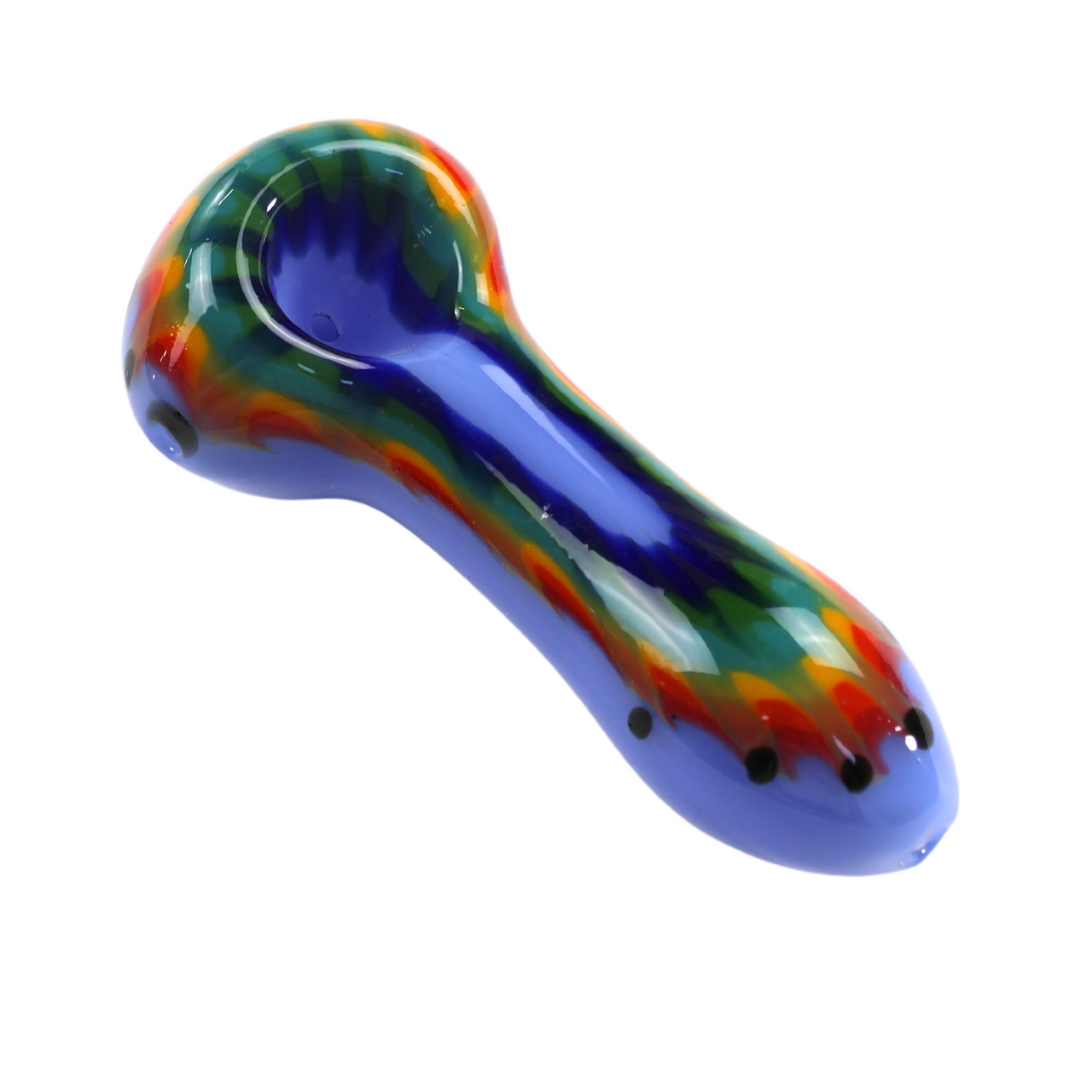 Luvbuds 5 Color Cascade Rainbow Hand Pipe Assorted Colors