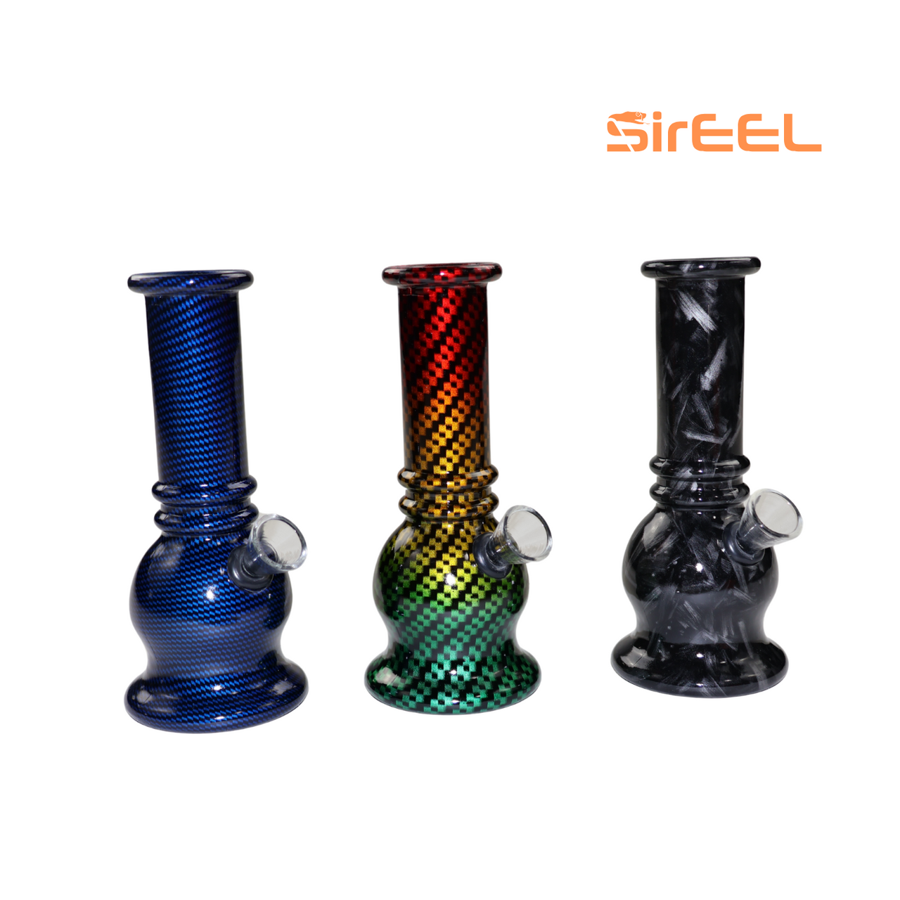 Sireel 6 Round Basin Bong With Flower Bowl Assorted Colors May Vary
