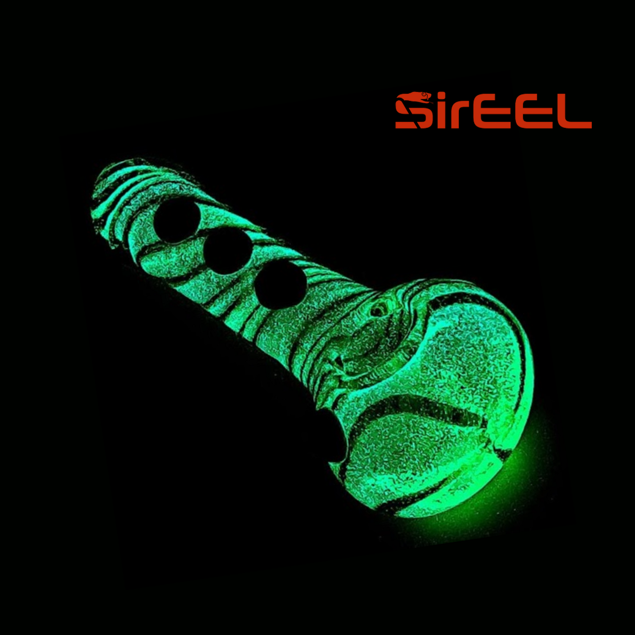 Sireel 5 Glow In The Dark Knuckle Pipe Assorted Colors May Vary