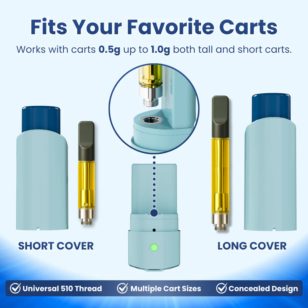SMYLE Labs - Inhaler Variable Voltage 510 Thread Battery, White