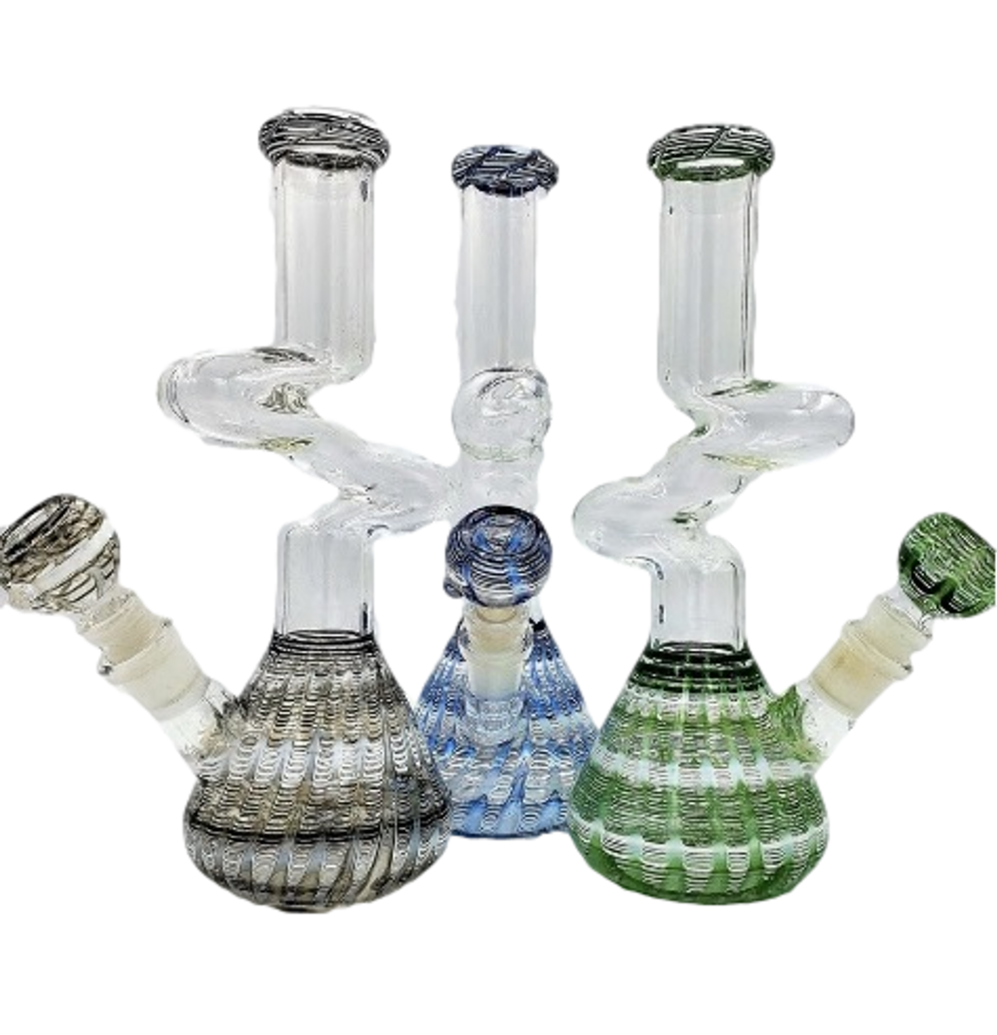 10 Curved Zong Bong Assorted Colors Shopluvbuds