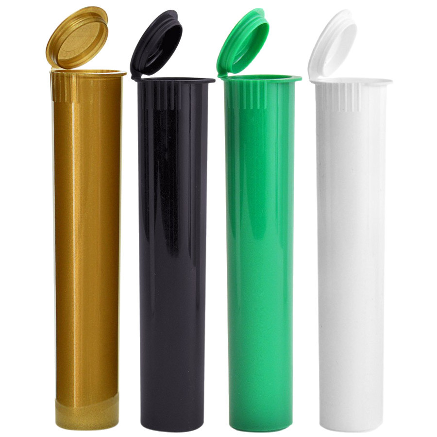 Child Resistant Squeeze Joint Tube 116mm | 1000 pk | Black