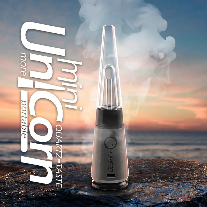 Lookah Unicorn Mini Portable Electric Dab Rig | Black