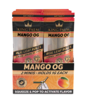 King Palm - 20pk Fruit Passion, MINI, 2ct, Retail Display