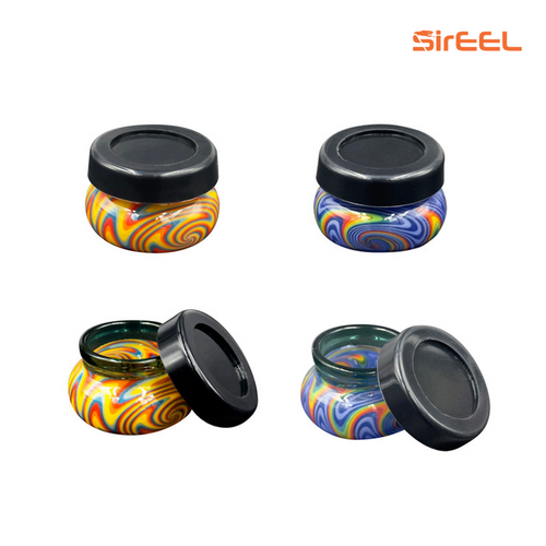 8 Sireel Vibrant Bubbler With Wigwag Mouthpiece And Downstem