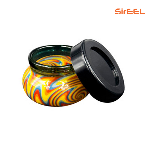 8 Sireel Vibrant Bubbler With Wigwag Mouthpiece And Downstem