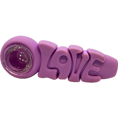 Silicone Love Spoon With Glass Bowl Assorted Colors