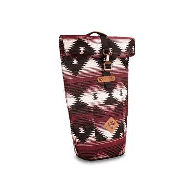 The Shorty - Smell Proof Mini Backpack - Maroon Pattern