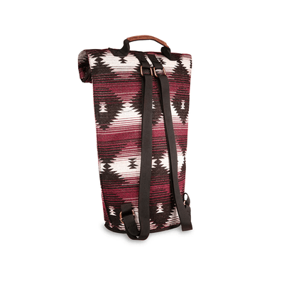 The Shorty - Smell Proof Mini Backpack - Maroon Pattern