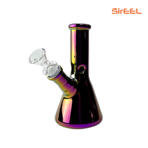 Sireel 8 420 Leaf Eelien Beaker Bong With Bowl Assorted Colors May Vary