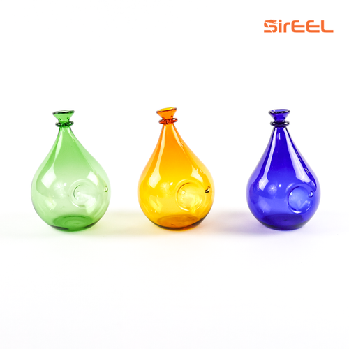 Sireel 55 Silicone Savant Hand Pipe With Glass Screen Assorted