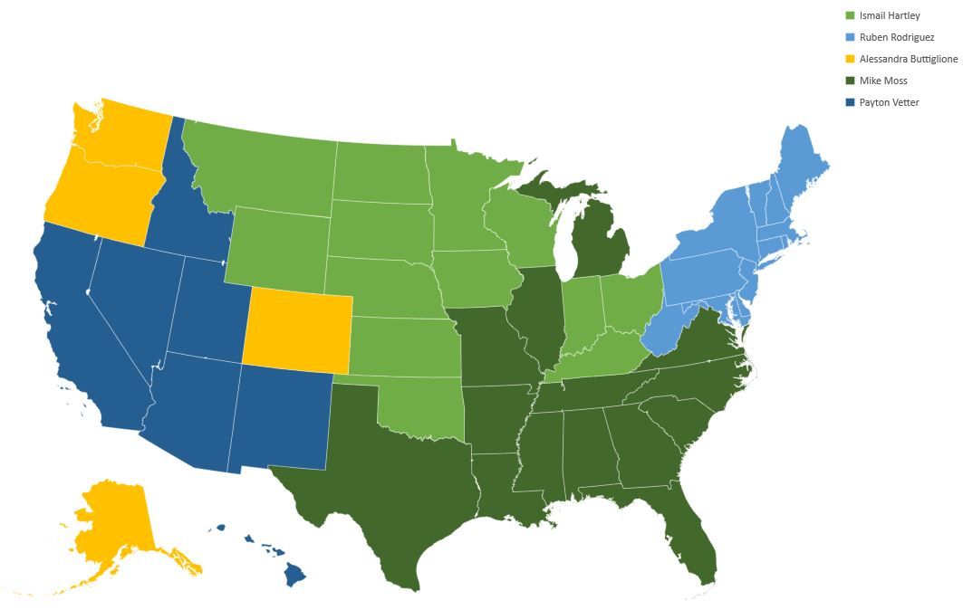 Sales Rep USA Coverage