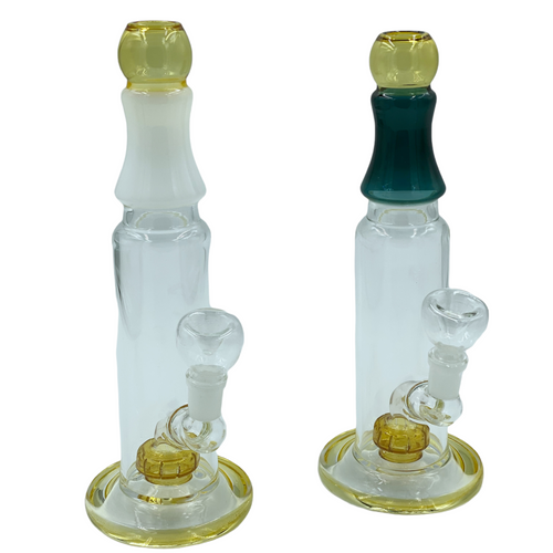 10" Bottle Bong/Rig | Assorted Colors | Comes with a Flower Bowl