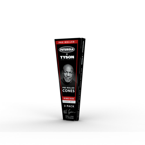 Tyson 2.0 x FUTUROLA - King Size Pre-Rolled Cones 3pk | 30 Packs Per ...
