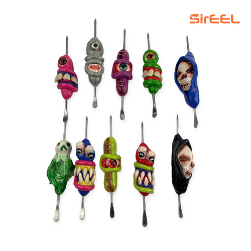 5" SirEEL Spooky Resin Dab Tool | Assorted Colors