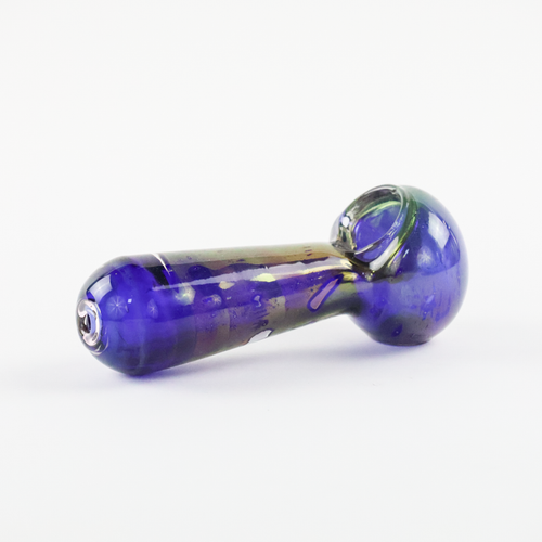 LuvBuds - 5" Heavy Blue Fumed Hand Pipe, Assorted Colors May Vary