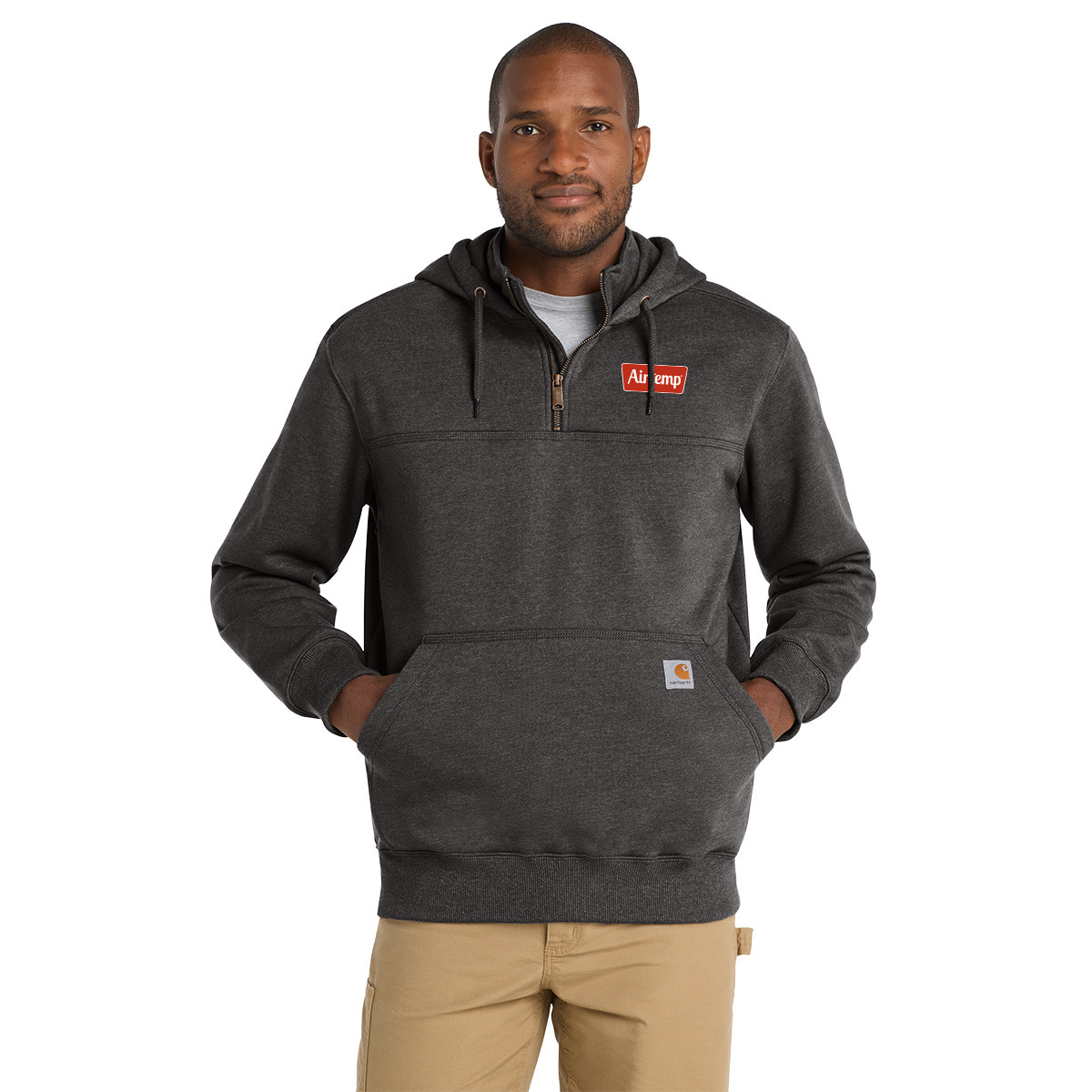 Rain Defender ® Paxton Heavyweight Hooded Zip Mock Sweatshirt