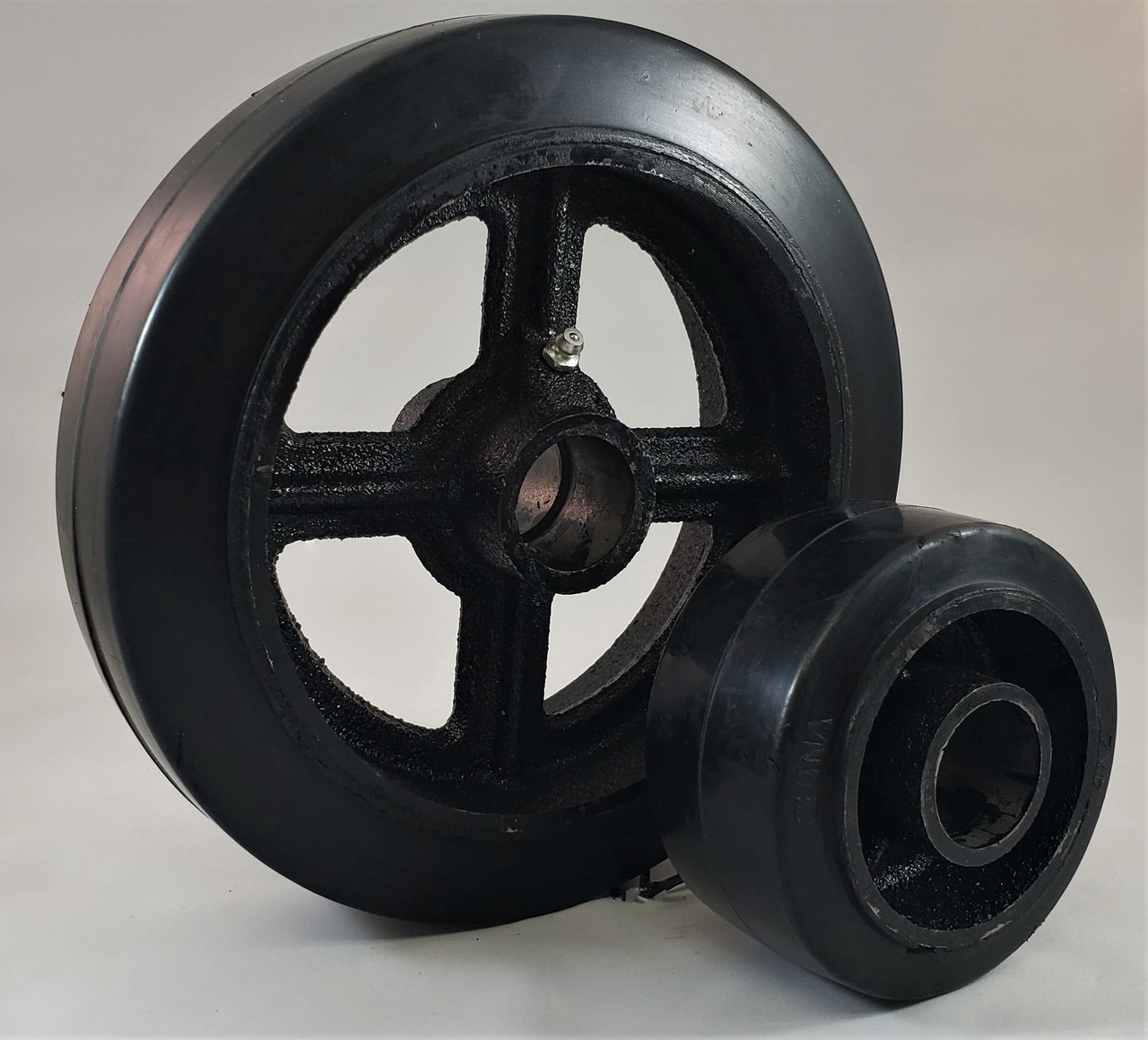 PRODUCTS - WHEELS - RUBBER ON CAST IRON - CASTER WAREHOUSE