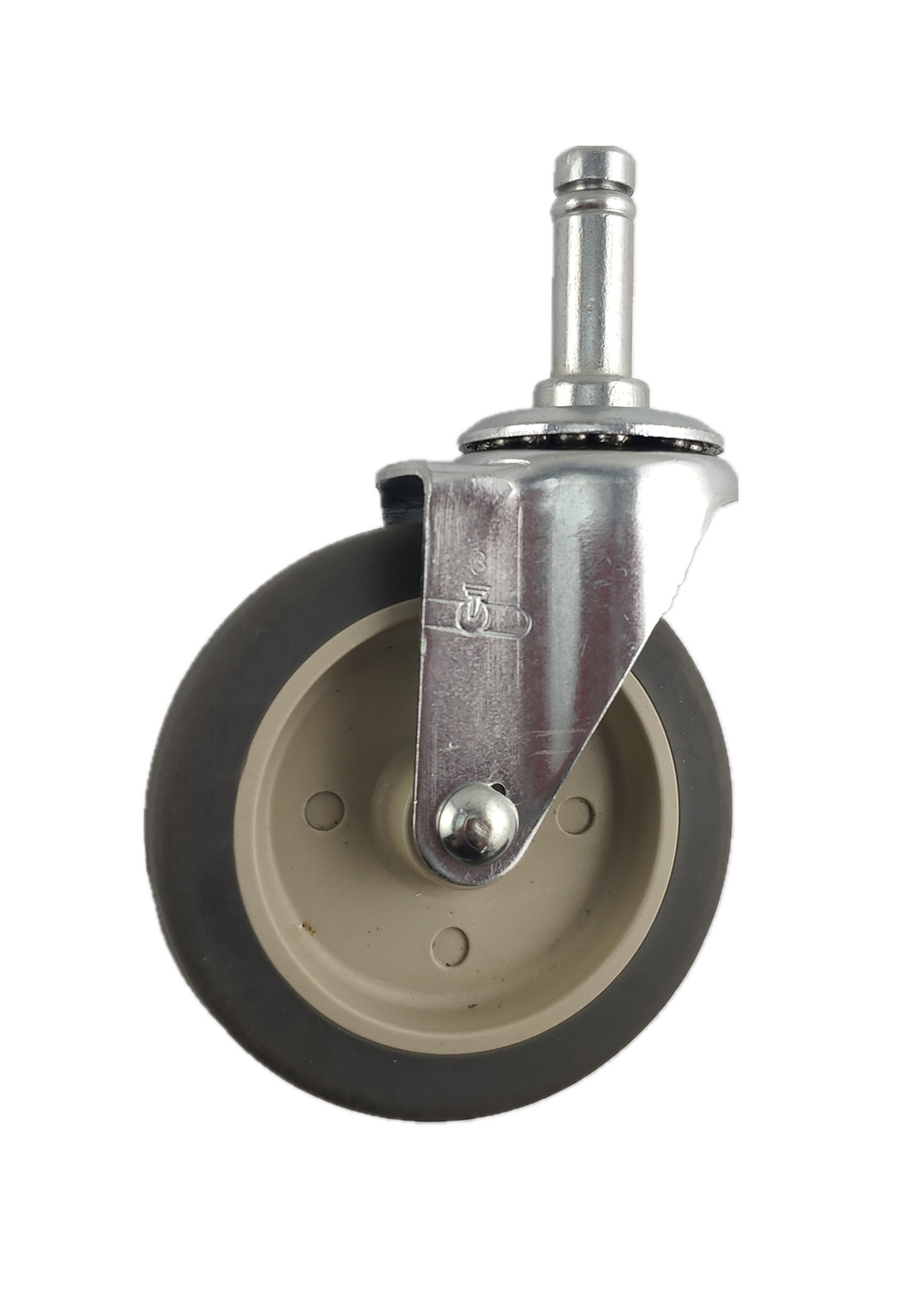 3030-11-TRP | THERMOPLASTIC RUBBER SWIVEL STEM CASTER 3" X 13/16"