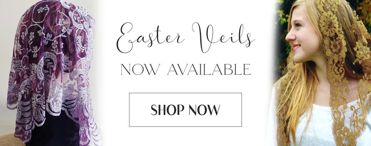 Veils by Lily - Mantilla Style Chapel Veils