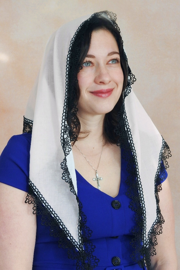 St. Bernadette Cotton Veils - Short - Veils by Lily